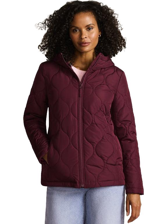 LANDS' END Lands' End FeatherFree™ Quilted Hooded Jacket